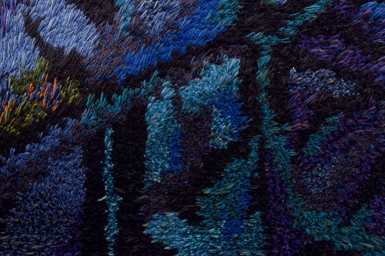 Rya carpet with long fringes, Sweden. Modernist design. – L' ART COPENHAGEN