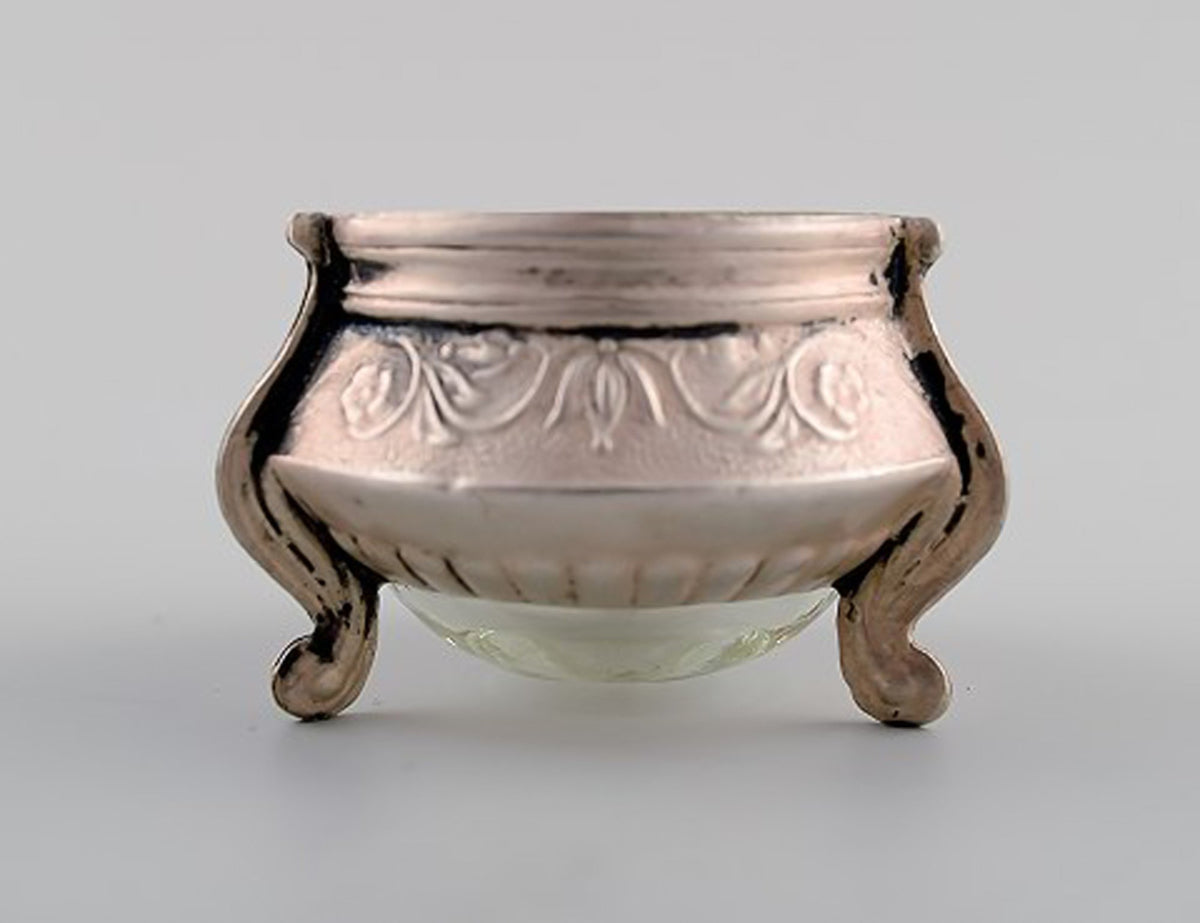 3 Russian salt cellar with glass insert, approx. 1900. – L' ART COPENHAGEN