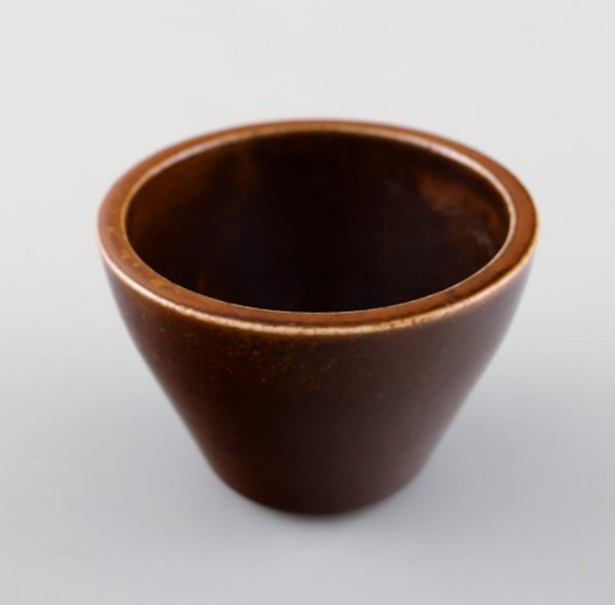 Saxbo stoneware vase in modern design, glaze in brown shades. – L' ART ...